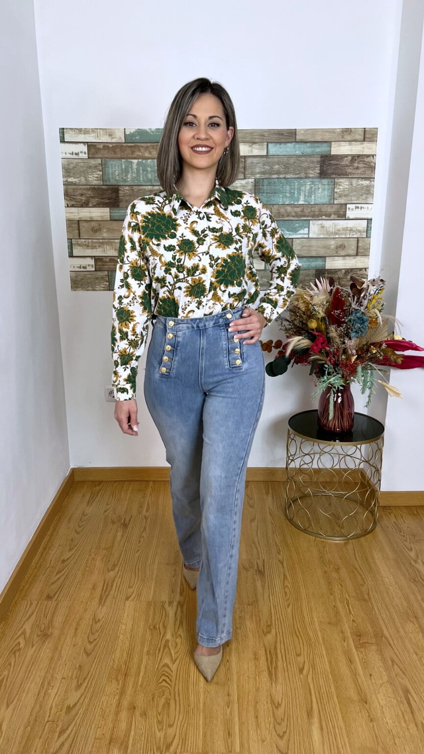 Blusa Print Flores - Lilo Shop Tienda Online Ropa Mujer